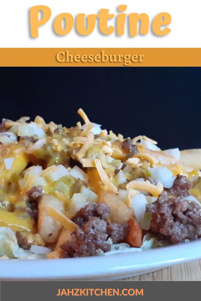 Cheeseburger Poutine - JAHZKITCHEN