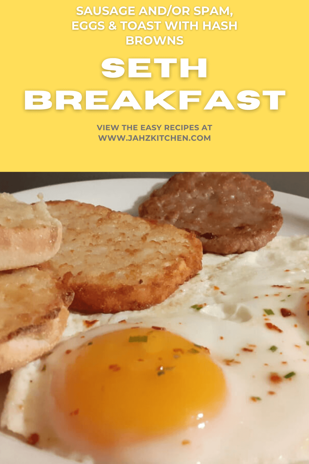 Seth Breakfast - JAHZKITCHEN