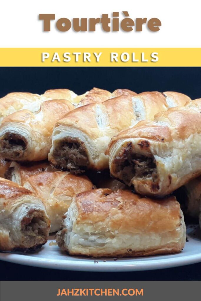 Tourtiere Pastry Rolls - JAHZKITCHEN
