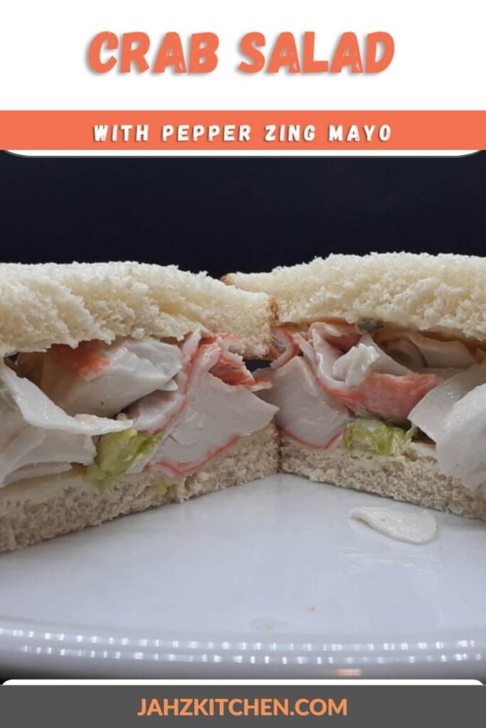 Pepper Zing Crab Sandwich - JAHZKITCHEN