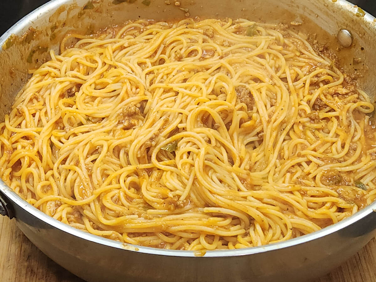 Pan Olive & Parmigiano Spaghetti - JAHZKITCHEN